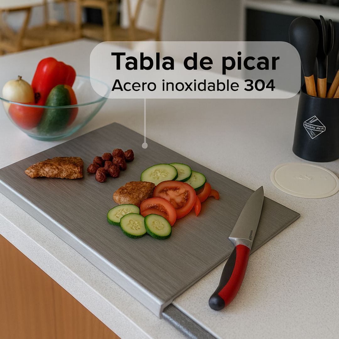 Tabla Premium de Acero Inoxidable 304 – Everhome Ecuador